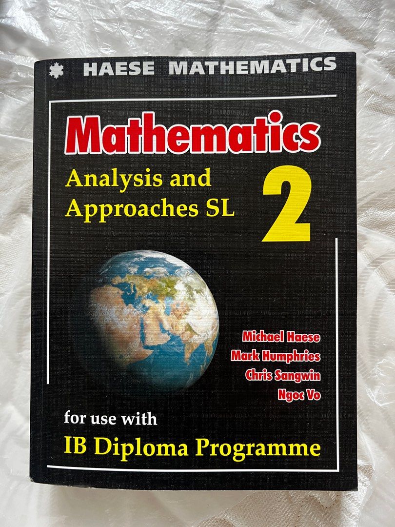 Mathematics Analysis and Approaches SL 2, Hobbies & Toys, Books ...