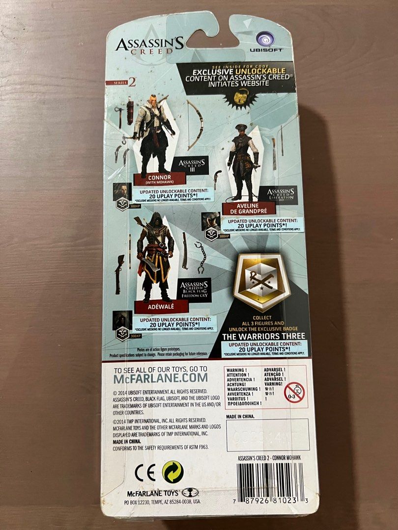 McFarlane Toys Assassins Creed Series 2 Connor Mohawk Action Figure ...