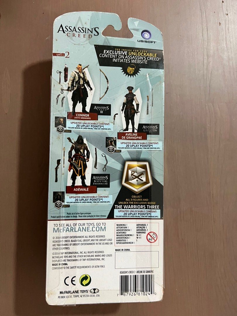 McFarlane Toys Assassin's Creed Series 2: Aveline De Grandpre Action ...