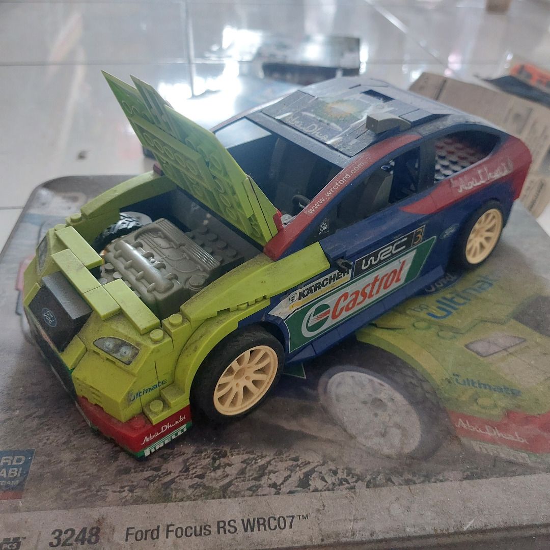 Mega Bloks Ford Focus WRC Rally, Hobbies & Toys, Toys & Games on Carousell