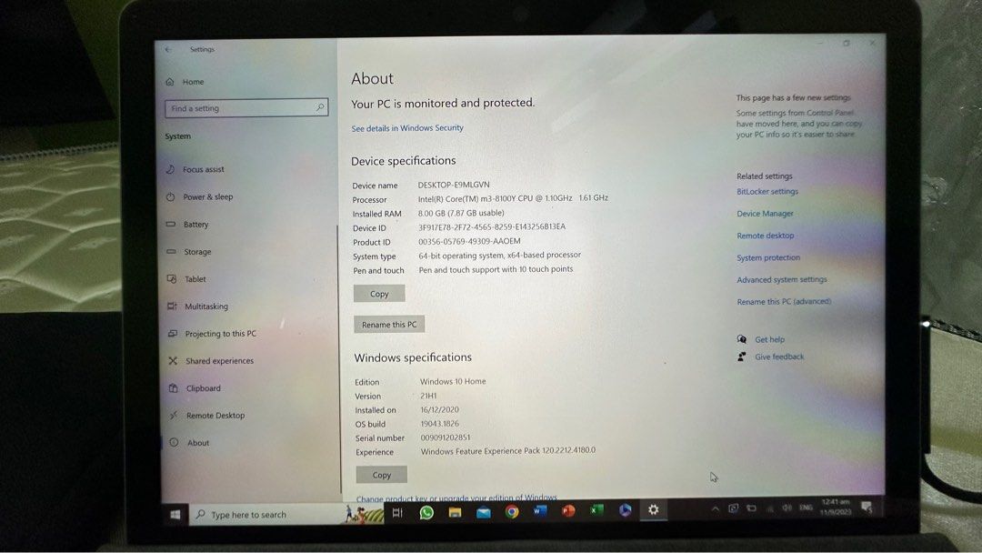 Microsoft surface go 2 LTE version with sim card slot, Computers & Tech ...