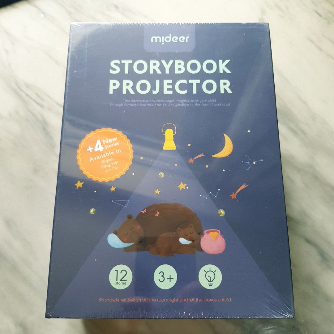 MiDeer Kids Projector Storybook Torch (12 stories with 96 scenes ...