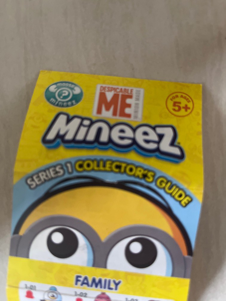 Mineez minion figurines, Hobbies & Toys, Toys & Games on Carousell