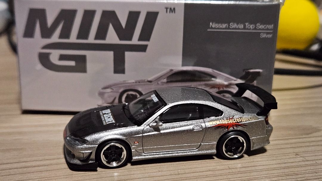 Mini GT - Nissan Silvia Top Secret (S15) Silver ($2 off for any 2nd ...