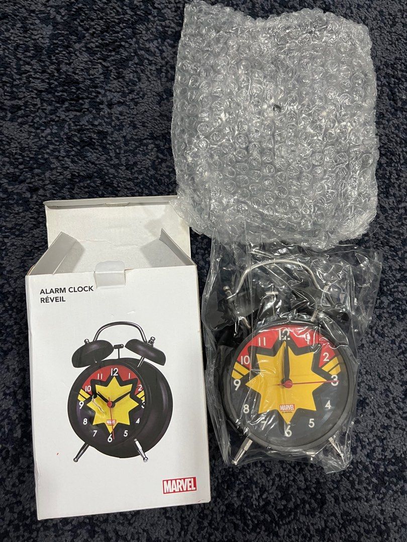 Miniso Marvel Alarm Clock, Furniture & Home Living, Home Decor, Clocks ...