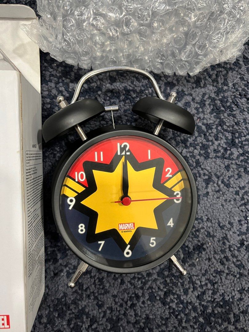 Miniso Marvel Alarm Clock, Furniture & Home Living, Home Decor, Clocks ...