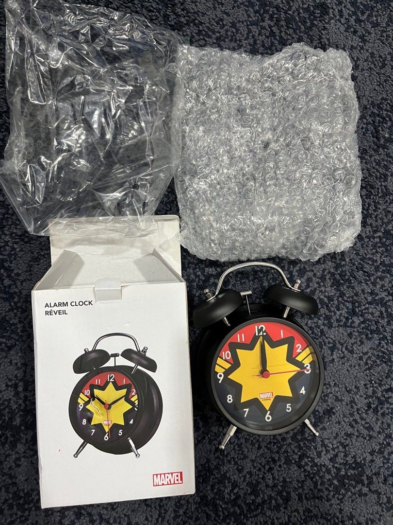 Miniso Marvel Alarm Clock, Furniture & Home Living, Home Decor, Clocks ...