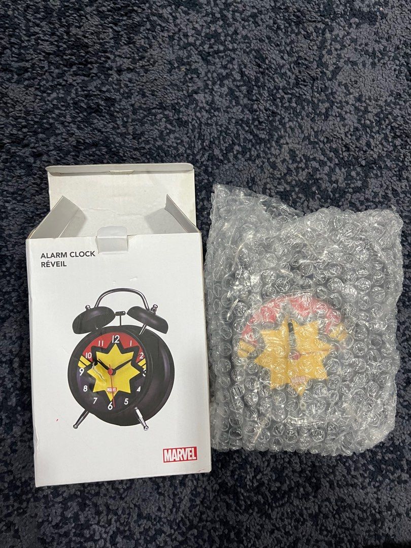 Miniso Marvel Alarm Clock, Furniture & Home Living, Home Decor, Clocks ...