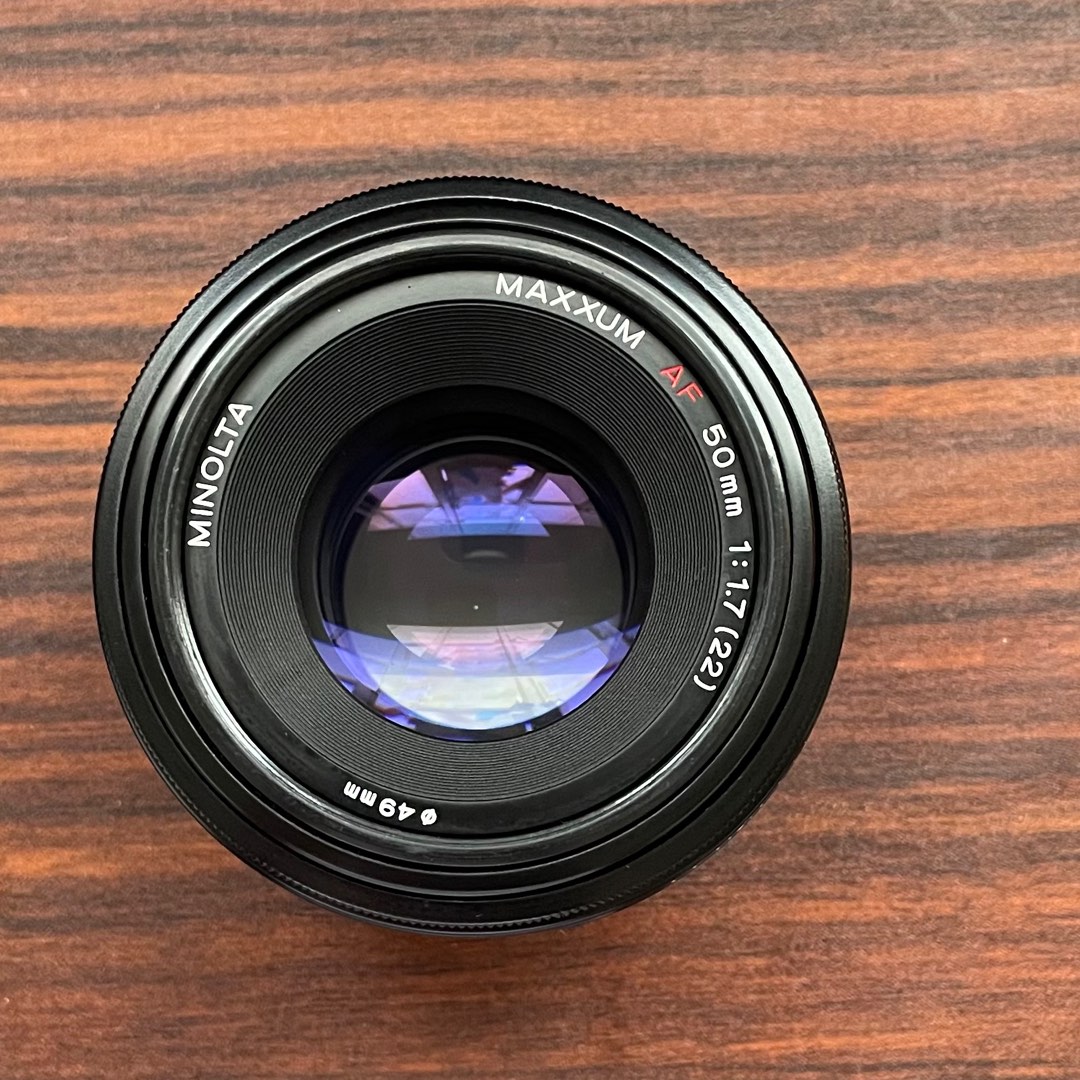 Minolta maxxum 50mm af Sony alpha mount lens, Photography, Lens & Kits ...