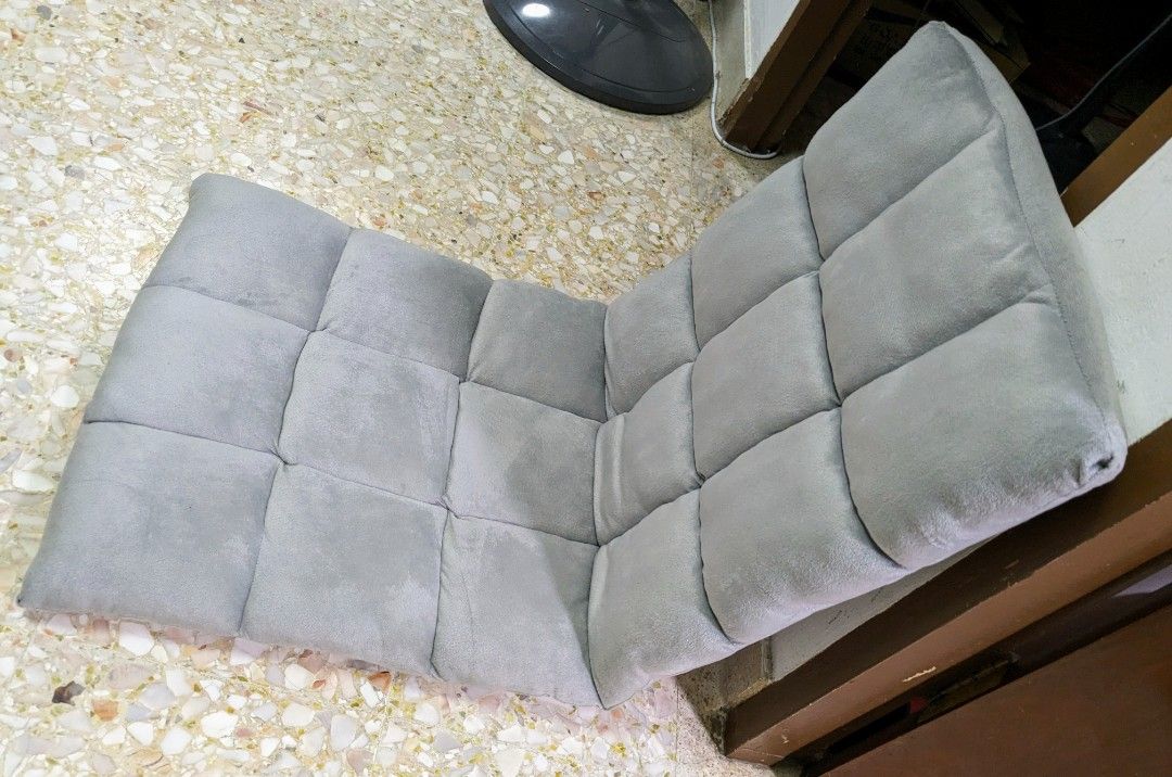 Moving out - Big triangle long pillow + foldable lazy tatami sofa chair ...