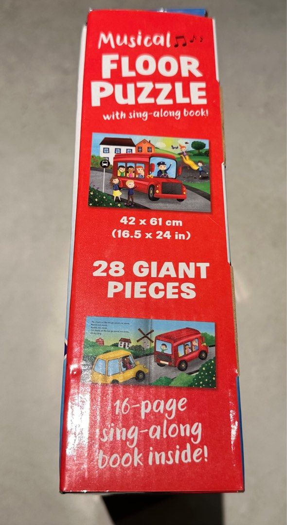 Musical Floor Puzzle - The Wheels on the Bus, Hobbies & Toys, Toys ...