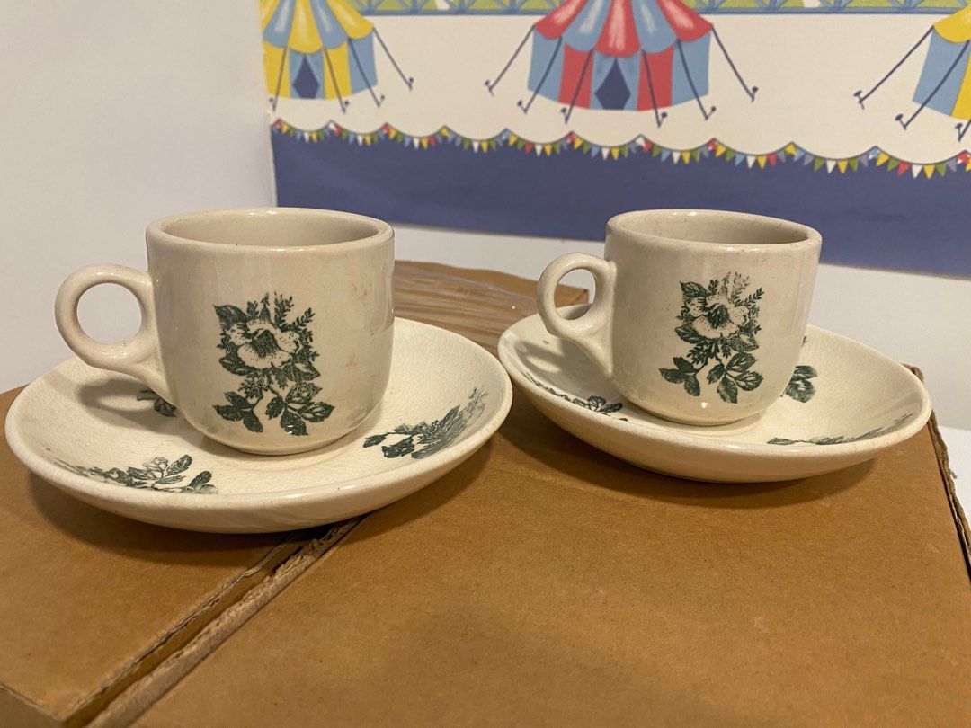 Nanyang Coffee cups & saucers, Furniture & Home Living, Kitchenware ...