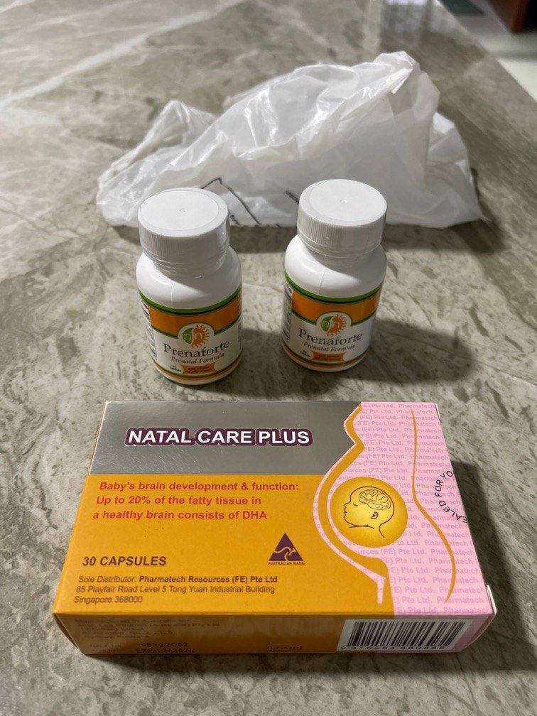 Natal care plus and prenaforte, Health & Nutrition, Health Supplements ...