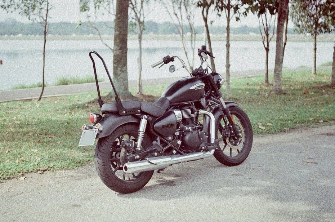 Custom Royal Enfield Meteor 350 (Cruiser / Chopper Bike Mod) Mini Ape ...