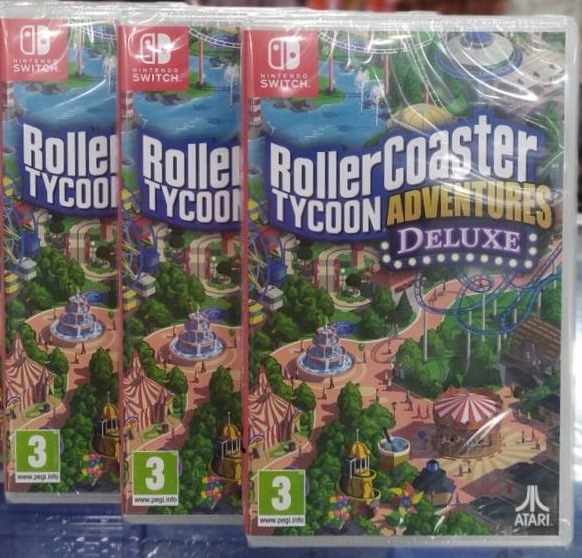 NEW AND SEALED Nintendo Switch Roller Coaster Game RollerCoaster Tycoon ...