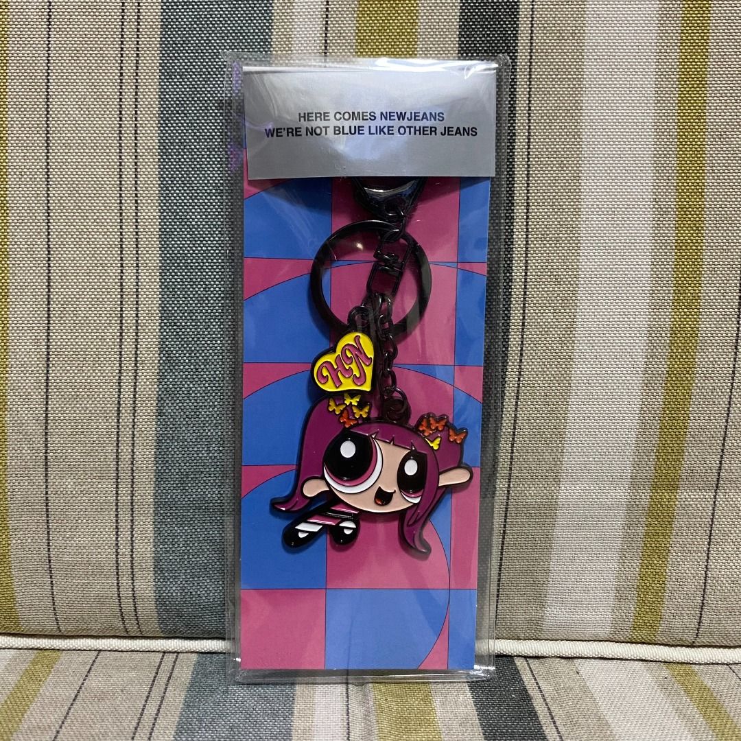 OFFICIAL NEWJEANS THE POWERPUFF GIRLS X NJ METAL KEYRING HANNI, Hobbies ...