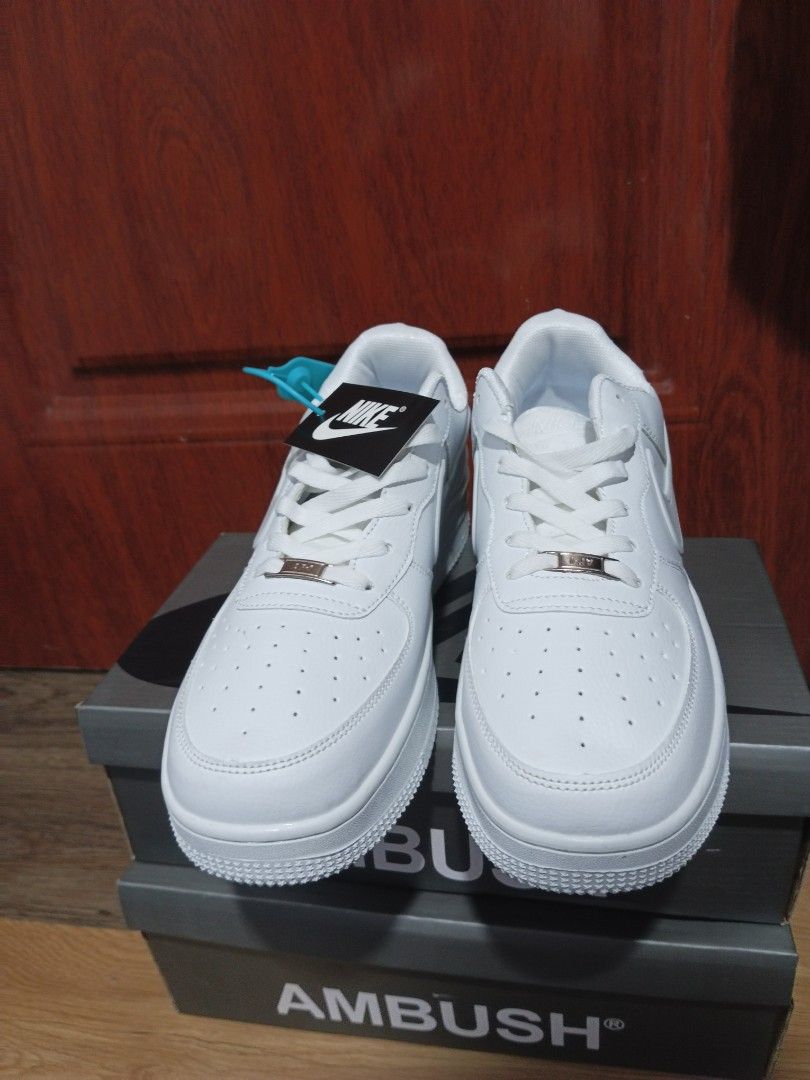 Nike Air Force 1 ambush triple white, Men's Fashion, Footwear, Sneakers ...