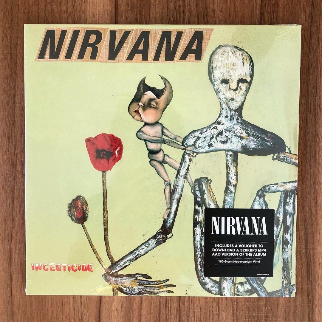 Nirvana - Incesticide (2LP) vinyl, Hobbies & Toys, Music & Media, Vinyls on Carousell