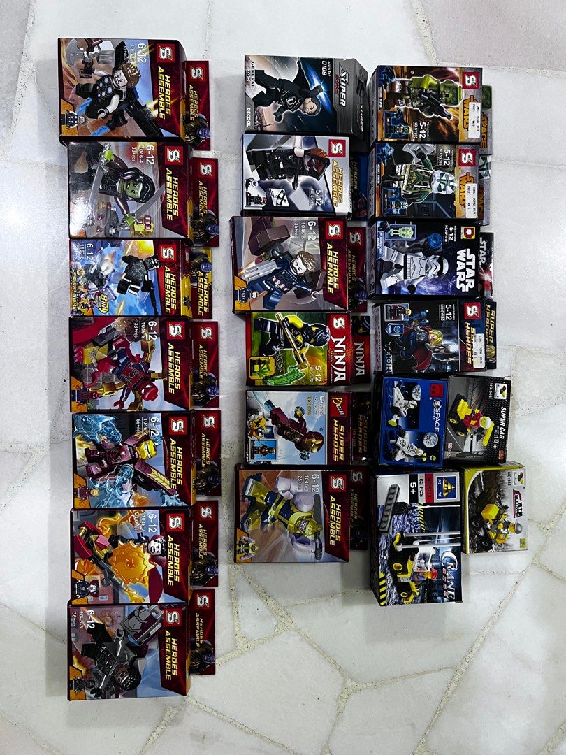 Not Lego Mini Figures, Hobbies & Toys, Toys & Games on Carousell