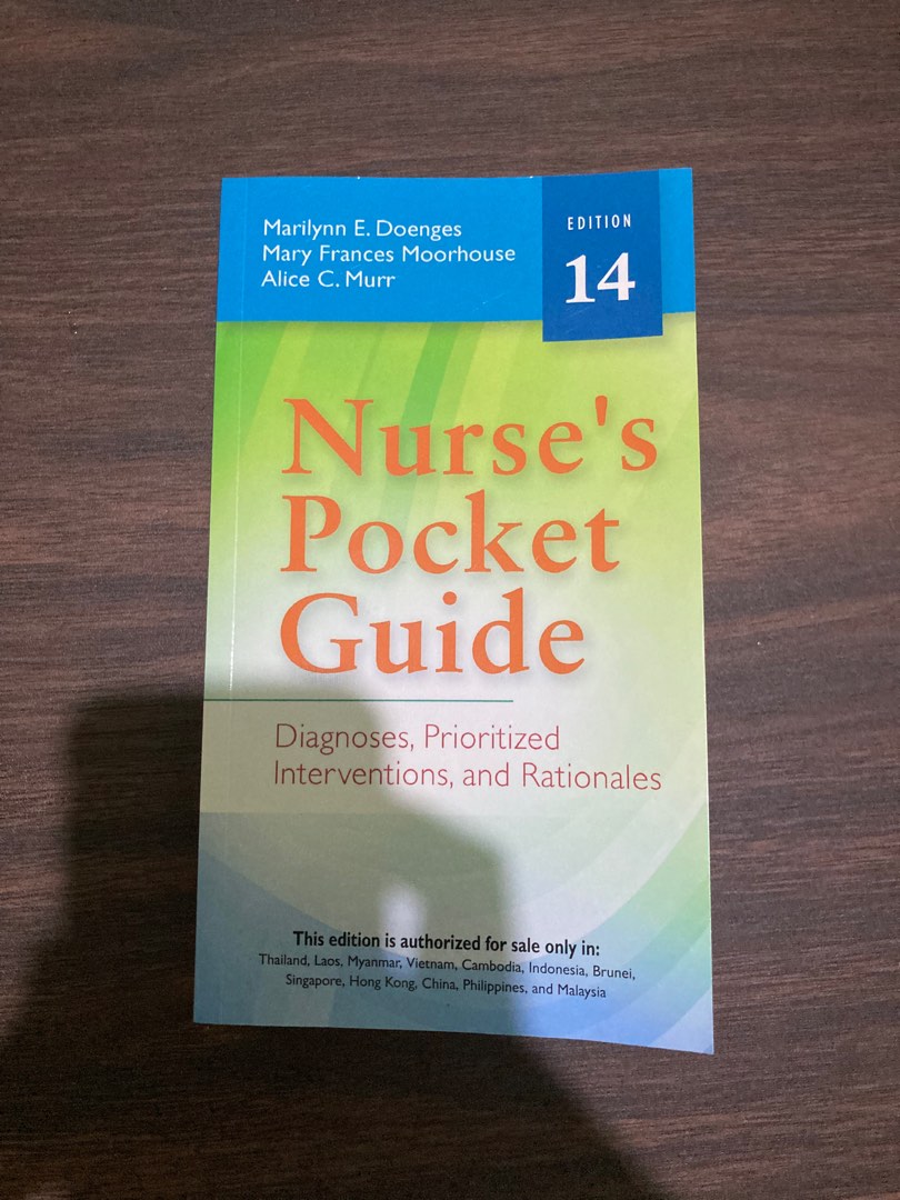 NURSE'S POCKET GUIDE, Hobbies & Toys, Books & Magazines, Textbooks on ...