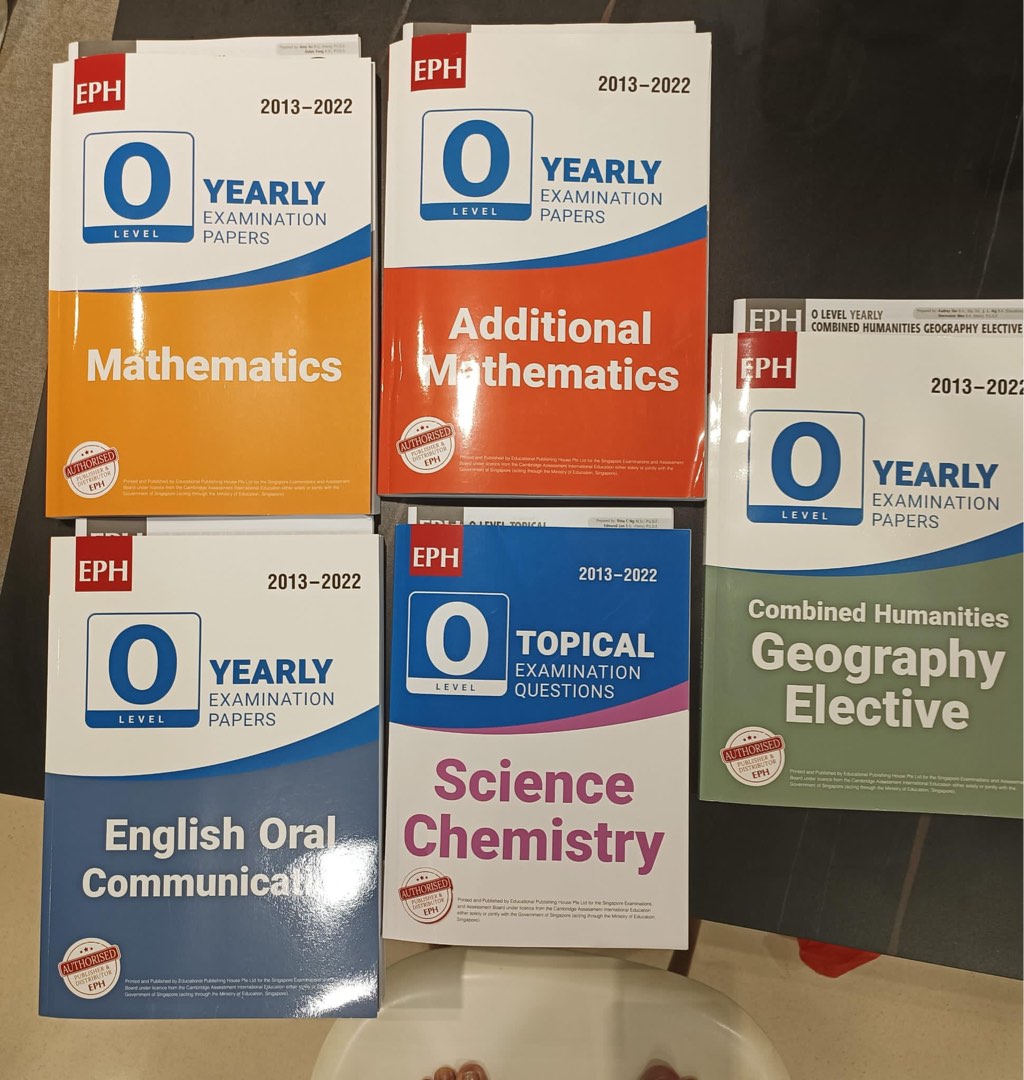 O Level Assessment Books Ten Years Series with Answers, Hobbies & Toys, Books & Magazines ...