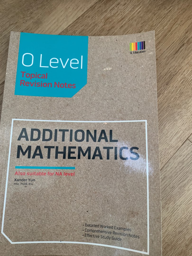 O Level Maths Topical Revision Notes, Hobbies & Toys, Books & Magazines ...