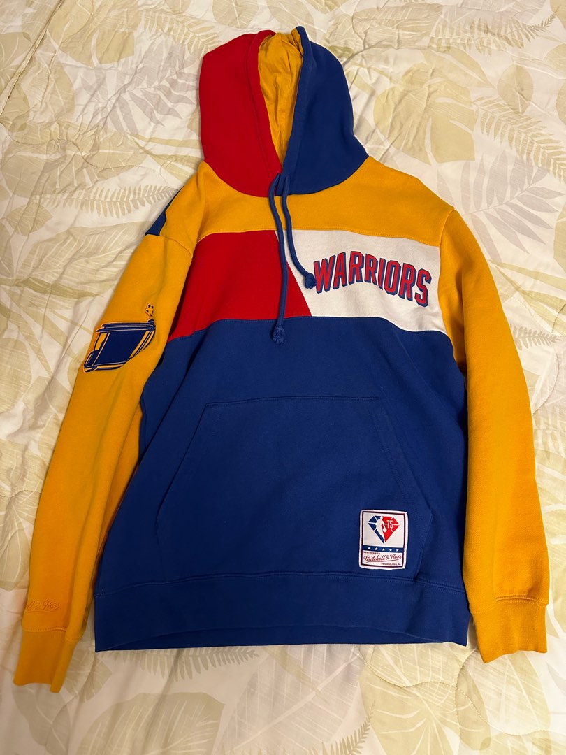 Official Golden State Warriors NBA Merch Hoodie Jacket Color Blocked ...