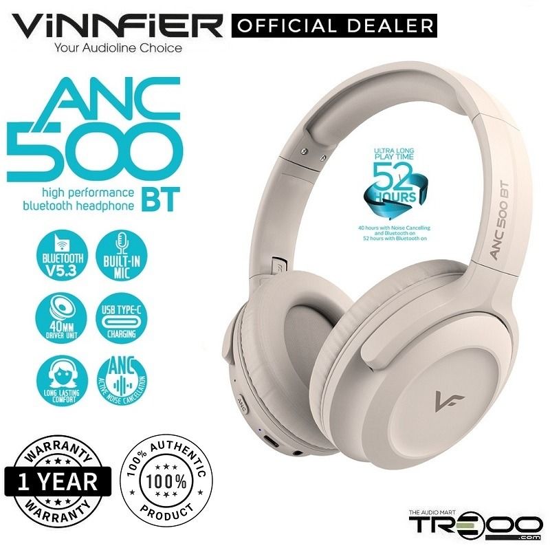 [Official] Vinnfier ANC 500 BT Wireless Bluetooth Active Noise ...