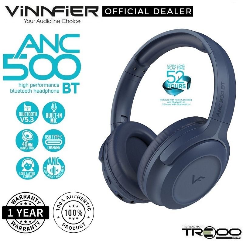 [Official] Vinnfier ANC 500 BT Wireless Bluetooth Active Noise ...
