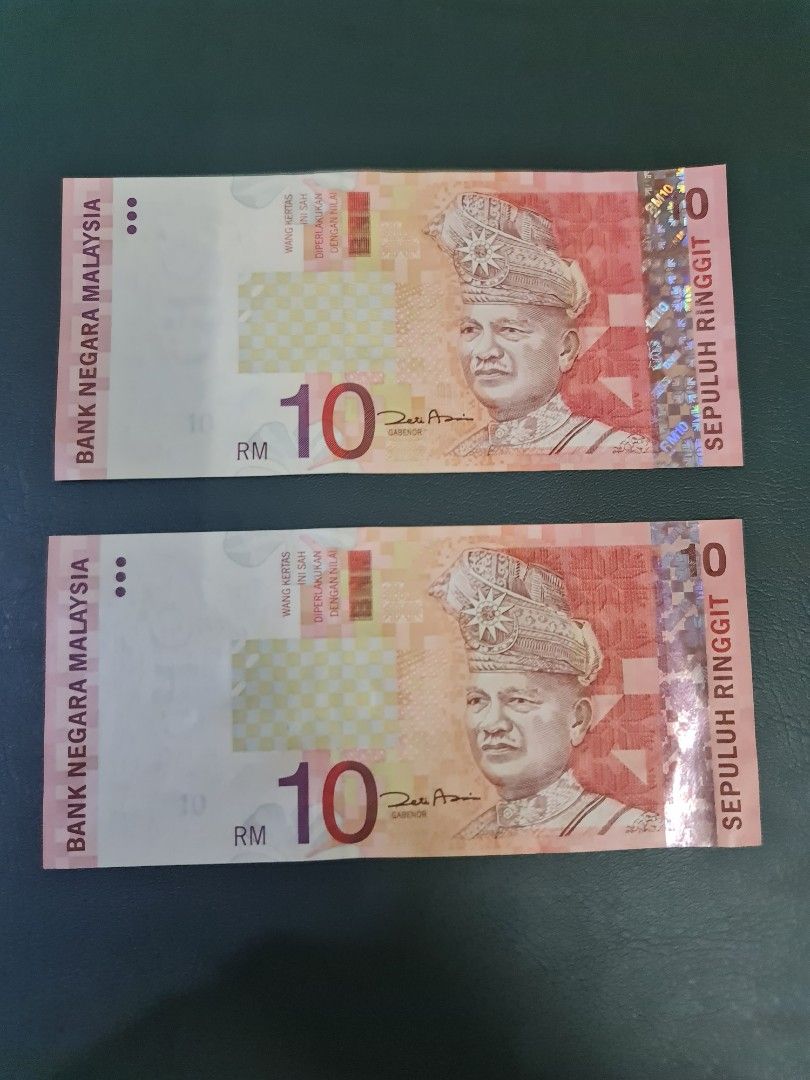 Old 10 ringgit, Hobbies & Toys, Memorabilia & Collectibles, Currency on ...