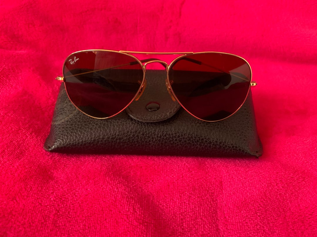Original Ray-ban Aviator Sunglasses, Women's Fashion, Watches ...