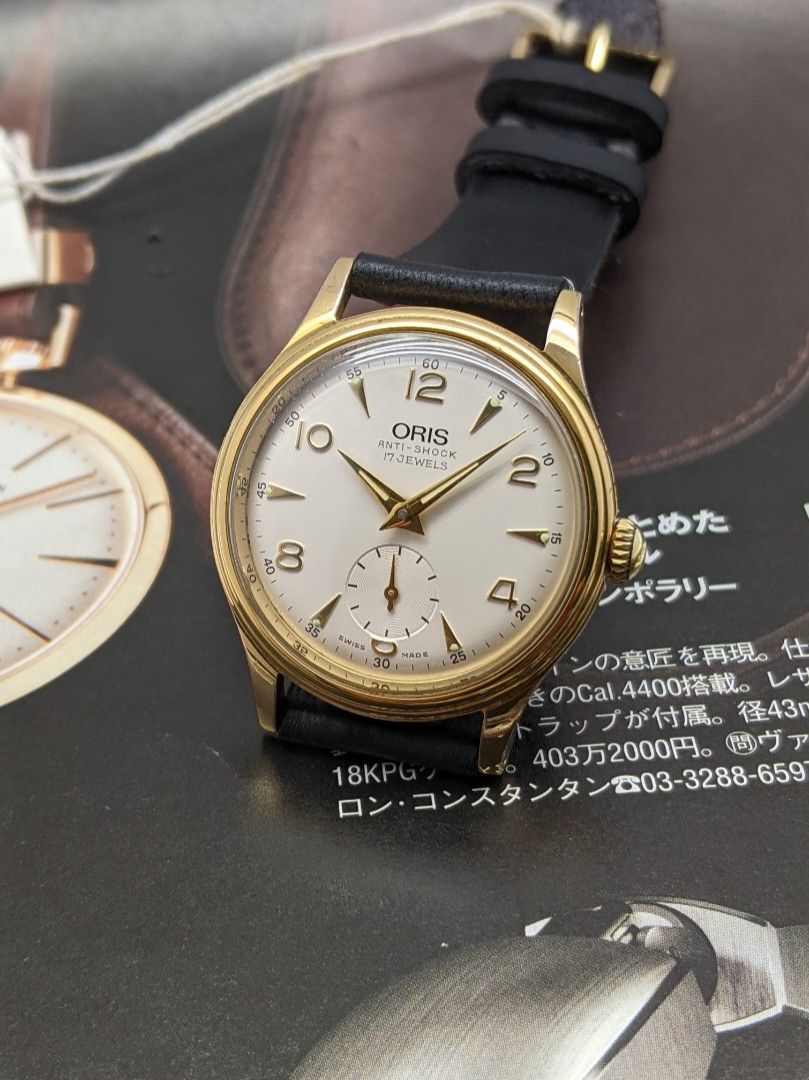 ORIS ANTI-SHOCK 17 JEWELS HAND WINDING WATCH, Luxury, Watches on Carousell