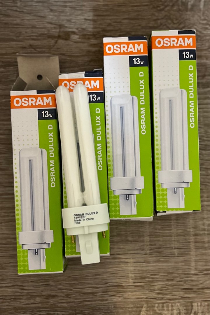 OSRAM DULUX D 13W/827, Furniture & Home Living, Lighting & Fans, Lighting on Carousell