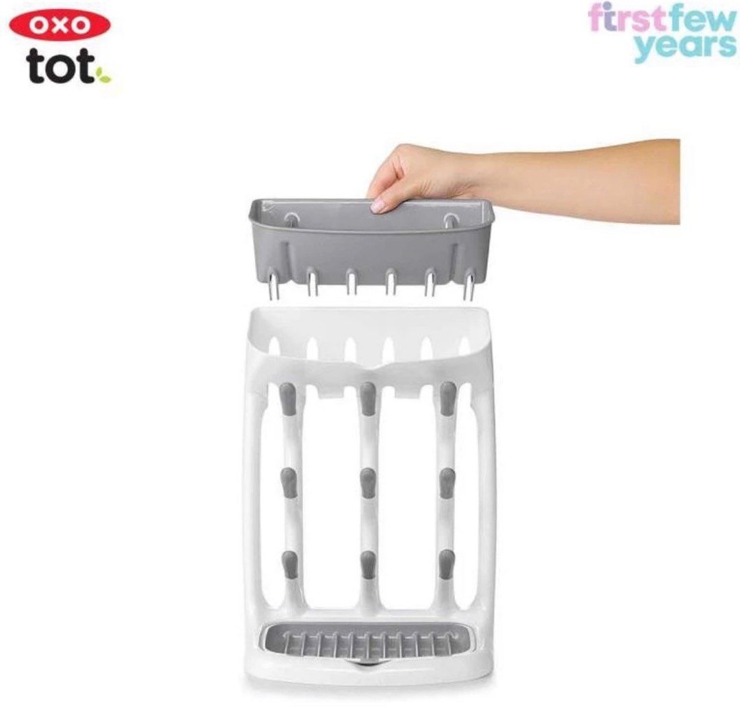 Oxo Tot Space Saving Drying Rack - Gray, Babies & Kids, Nursing ...