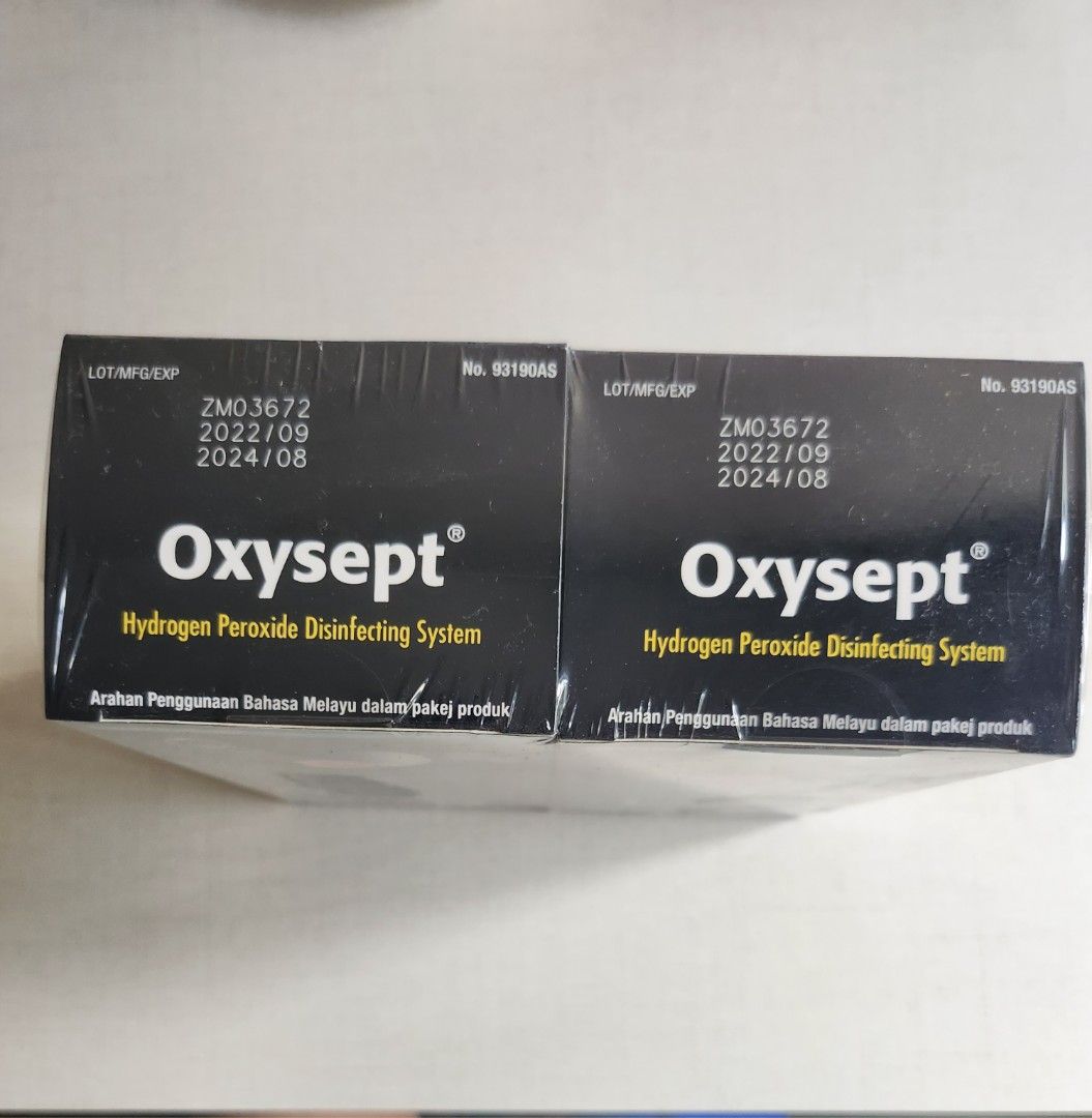 Oxysept Hydrogen Peroxide Disinfecting Lens Solution, Beauty & Personal ...