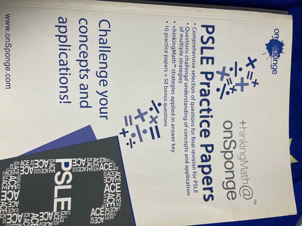 P6 onSponge PSLE Practice Papers, Hobbies & Toys, Books & Magazines ...