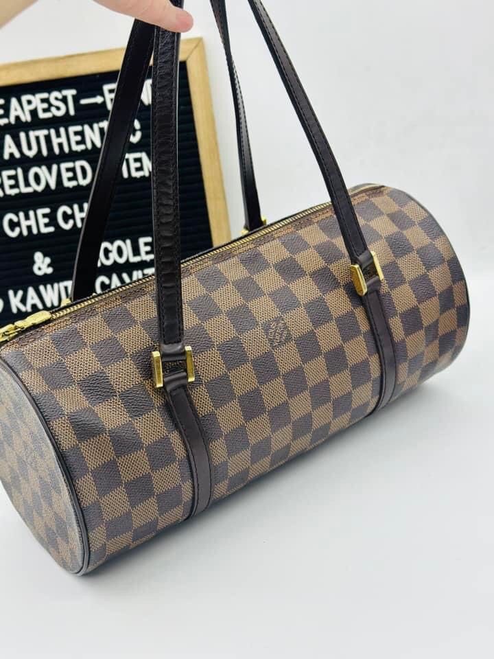 Papilon 30 in Damier Ebene, Luxury, Bags & Wallets on Carousell