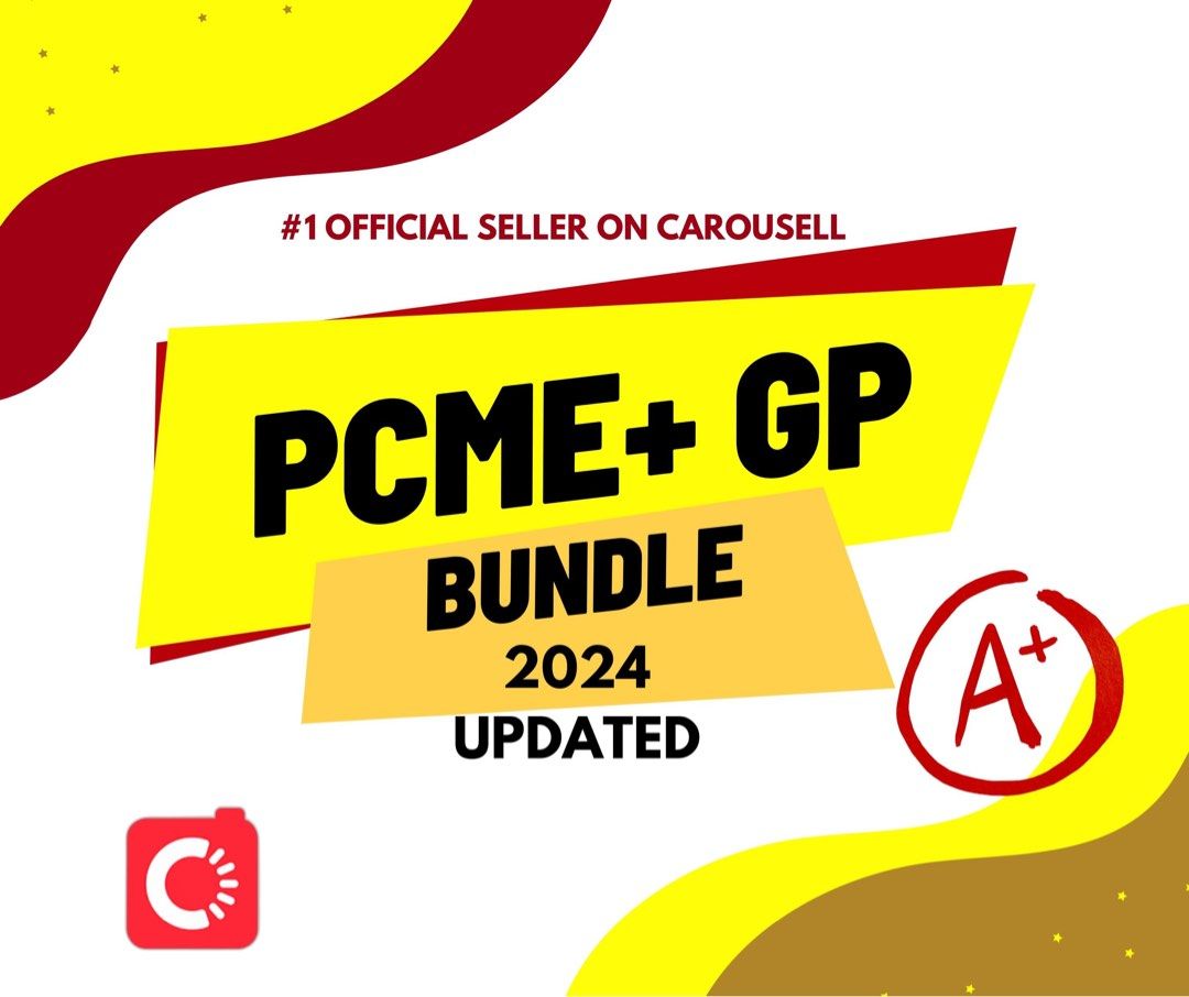 PCME + GP A Levels Bundle (2024 RJC RI Raffles Institution HCI HCJC Hwa Chong NYJC Nanyang JC ...