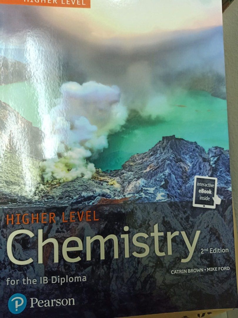 Pearson Baccalaureate Chemistry Higher Level 2nd edition print and ...