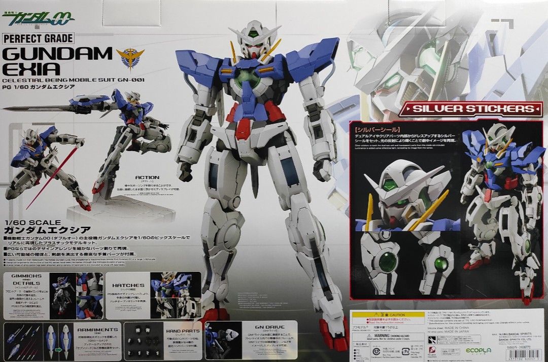 Perfect Grade Gundam Exia, Hobbies & Toys, Toys & Games on Carousell