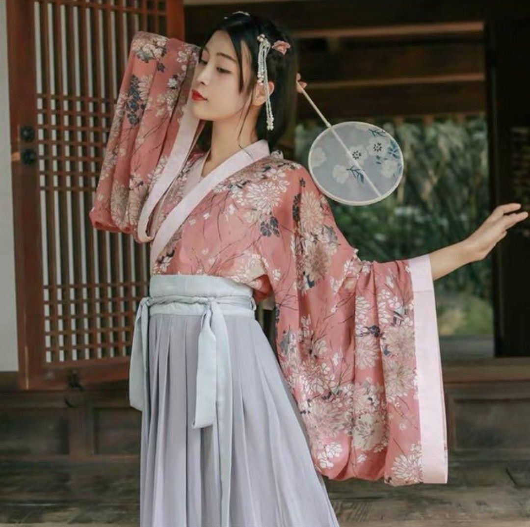 Pink hanfu, Women's Fashion, Dresses & Sets, Traditional & Ethnic wear ...
