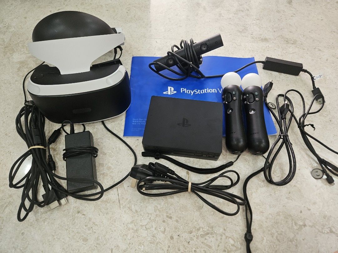 Playstation PSVR full set with controller, Video Gaming, Gaming ...