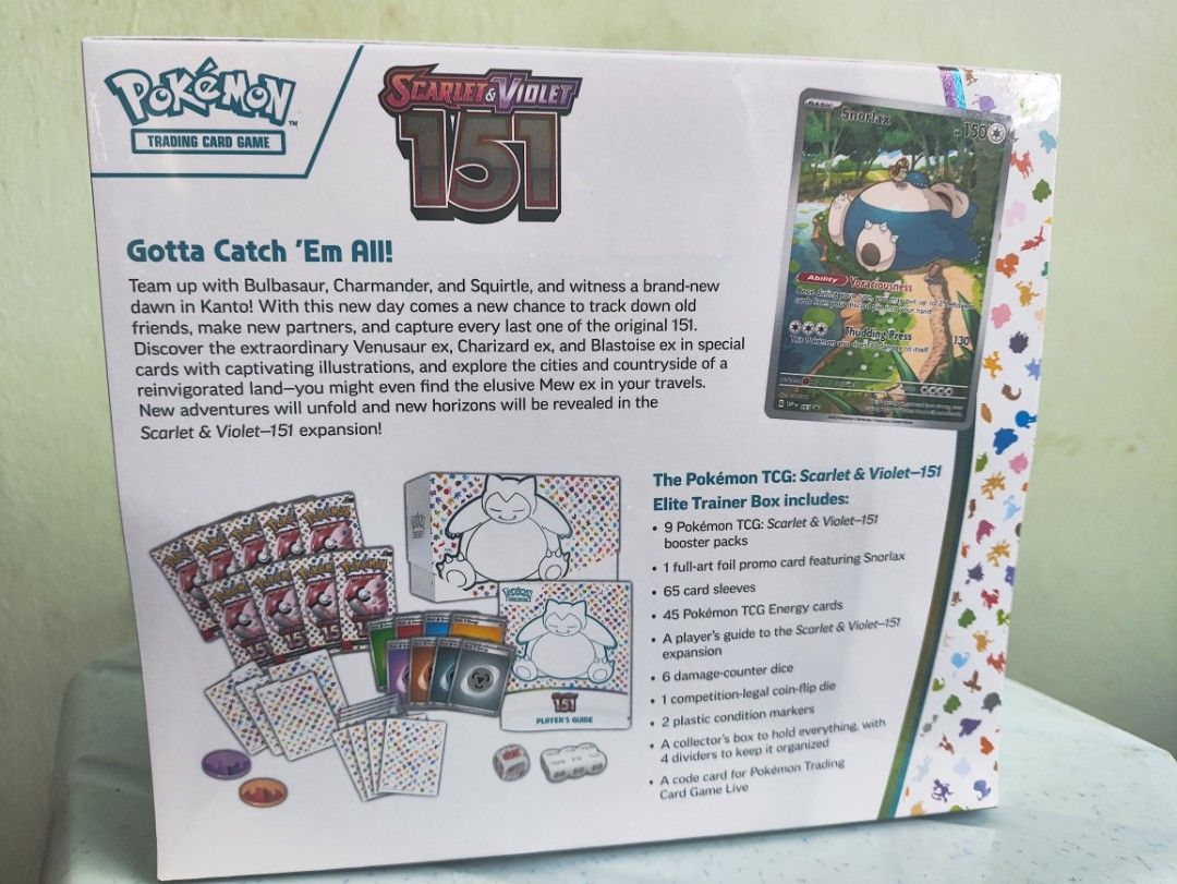Pokemon 151 ETB, Hobbies & Toys, Toys & Games on Carousell