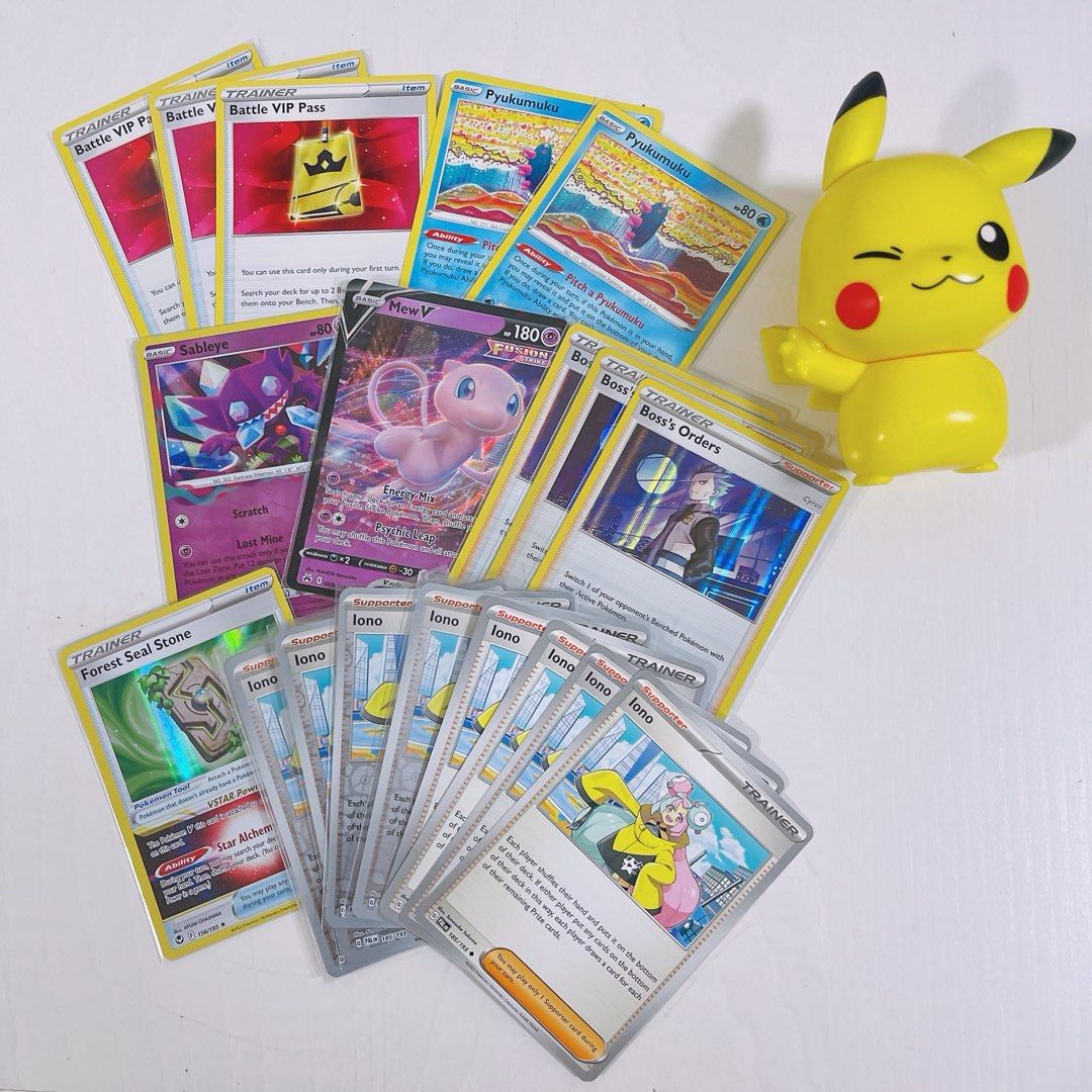 Pokemon Tcg Playable Cards - Fusion Strike Silver Tempest Pyukumuku ...