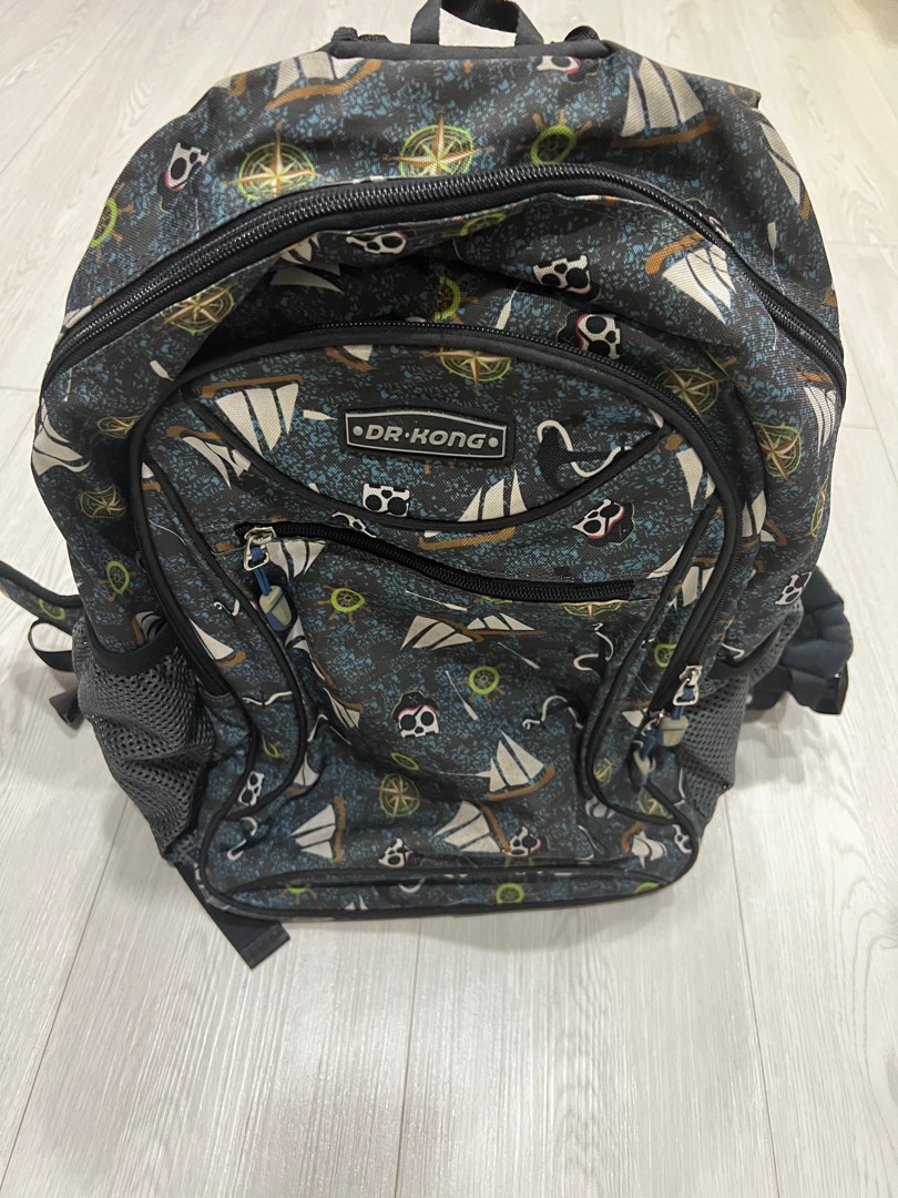 Pre-Loved Dr Kong Backpack, Men's Fashion, Bags, Backpacks on Carousell