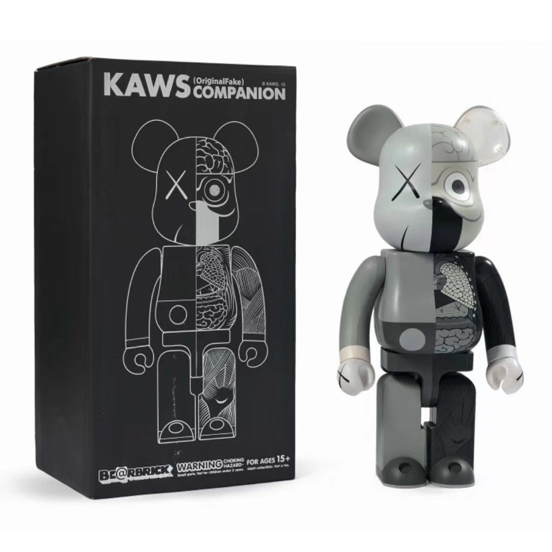 [Pre-Order] BE@RBRICK x Kaws Dissected 1000% Grey ver. bearbrick ...