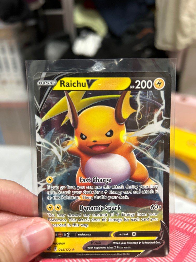 Raichu V, Hobbies & Toys, Toys & Games on Carousell