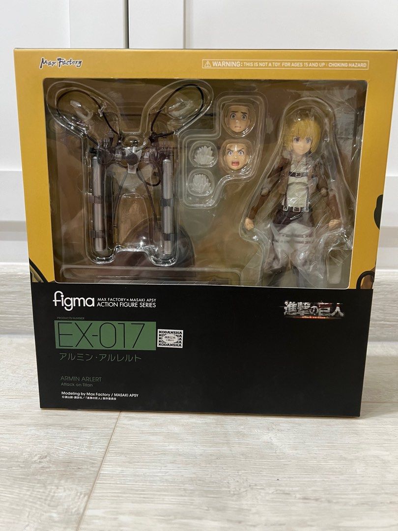 Rare Figma EX 017 Armin Arlert Attack on Titan AoT Shingeki no Kyojin SnK, Hobbies & Toys, Toys ...