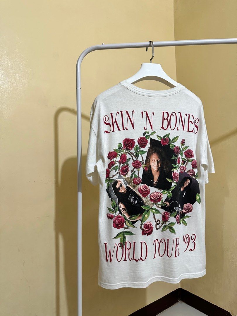 Rare vintage 1993 Guns N’ Roses “Skin N’ Bones” World tour, Men's ...