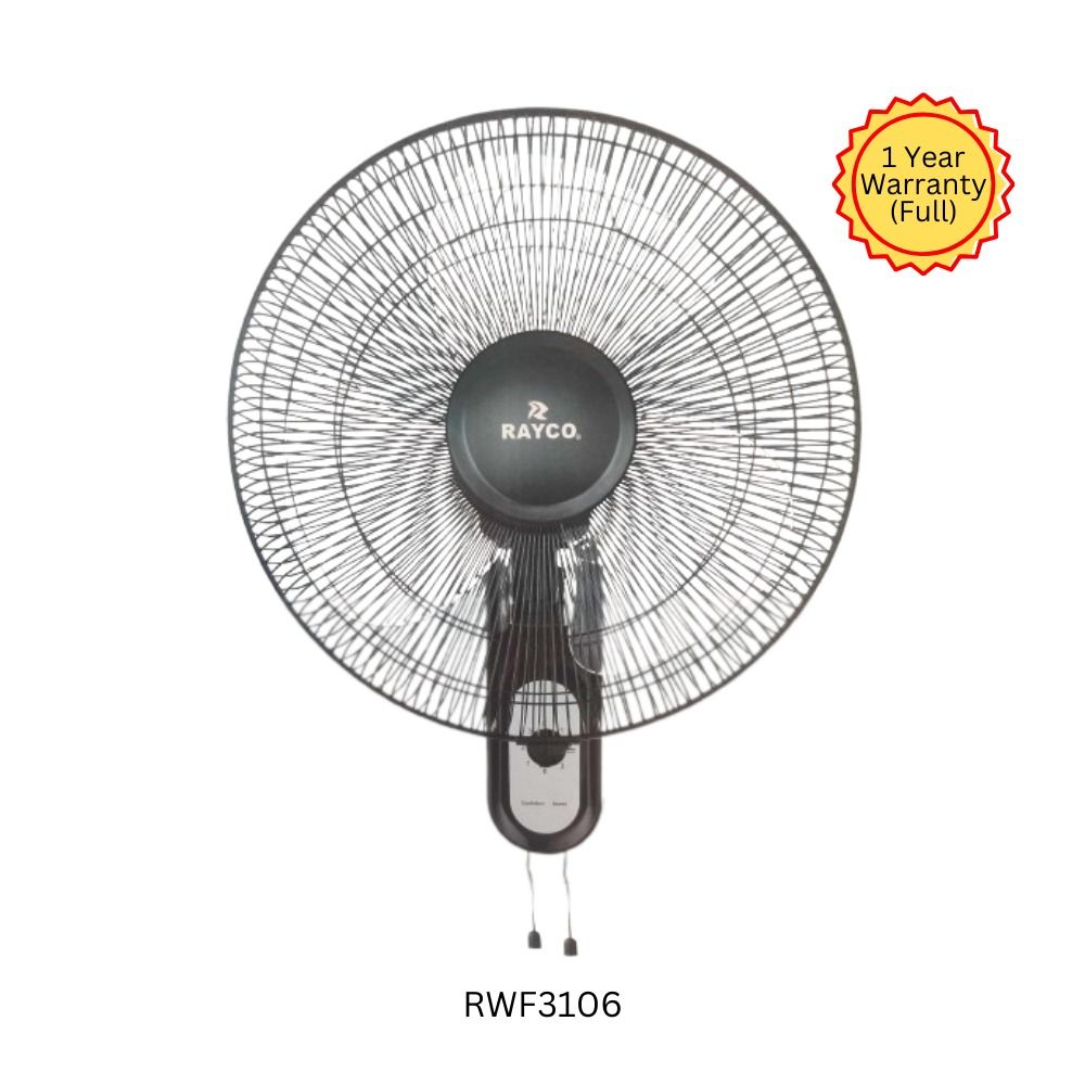 Rayco 16" Wall Fan RWF3106 ER, Furniture & Home Living, Lighting & Fans ...
